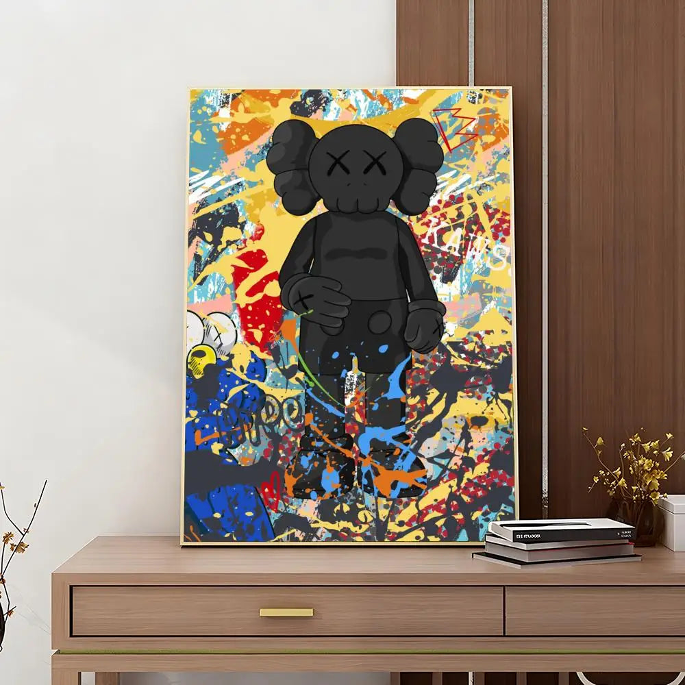 Kaws style - Amore Design Canvas – amoredesignshop