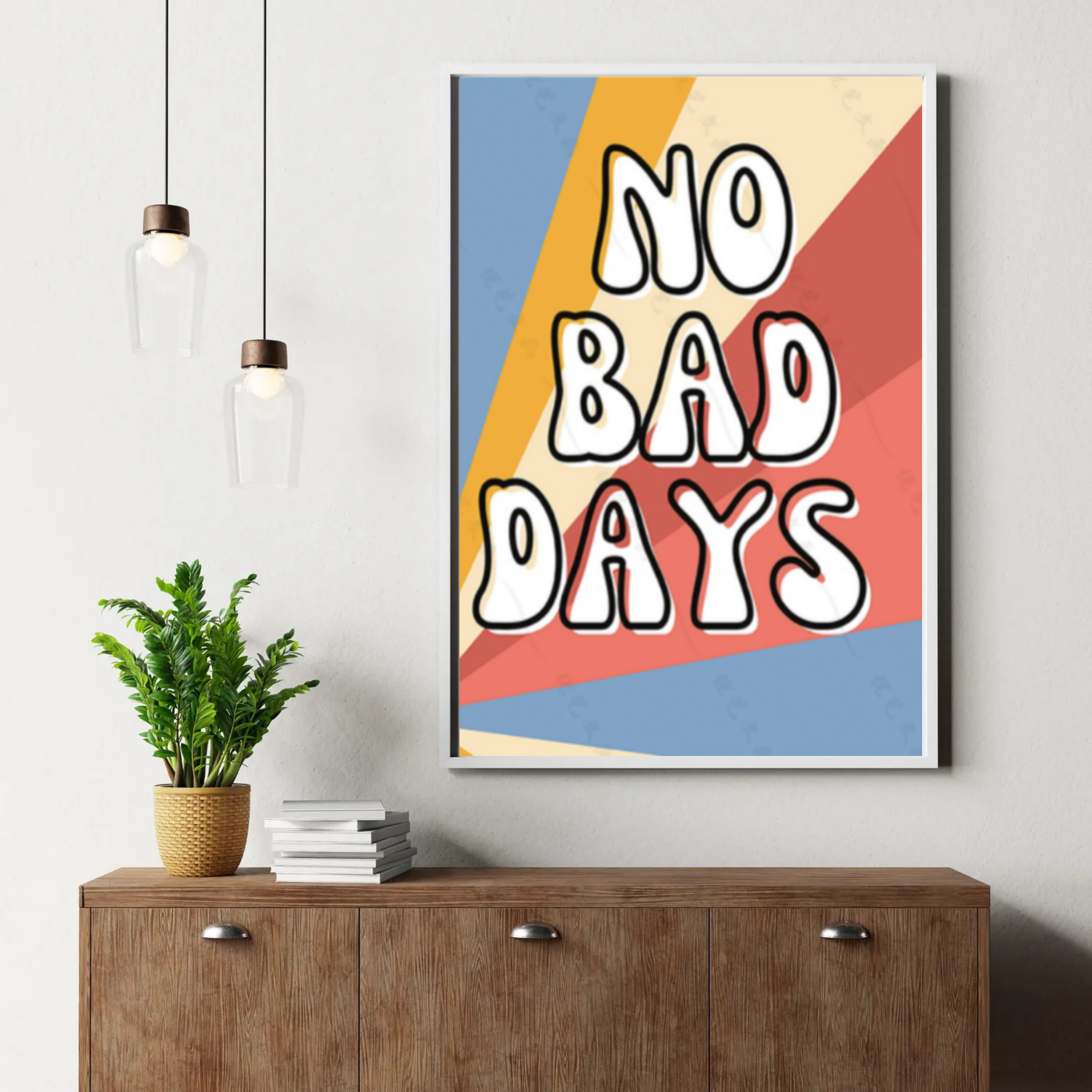 No Bad Days Groove - Amore Design Canvas – amoredesignshop